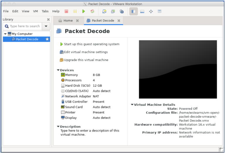 How to Install a VMWare Virtual Machine - Active Countermeasures