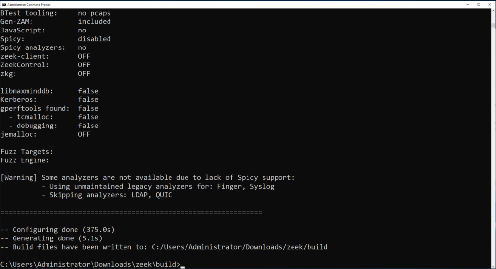 Building and Running Zeek on Windows Server 2022 - Active Countermeasures