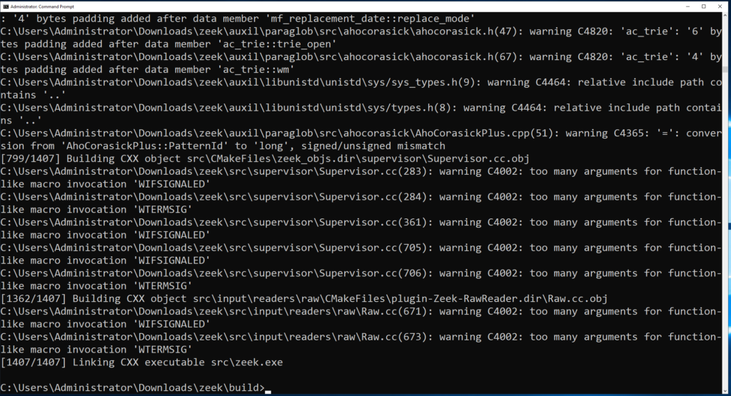 Building and Running Zeek on Windows Server 2022 - Active Countermeasures